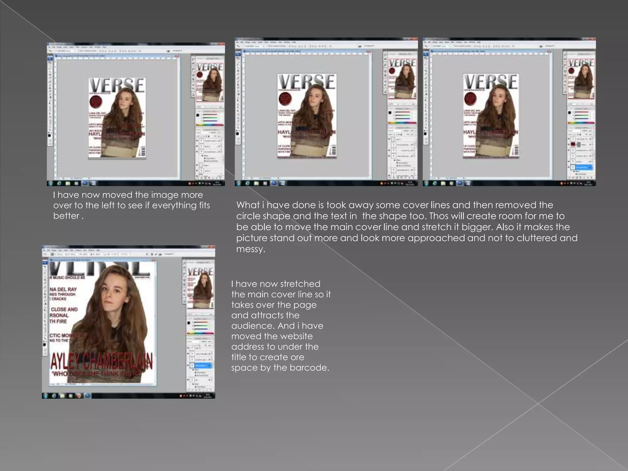 Production of front cover | PPTX