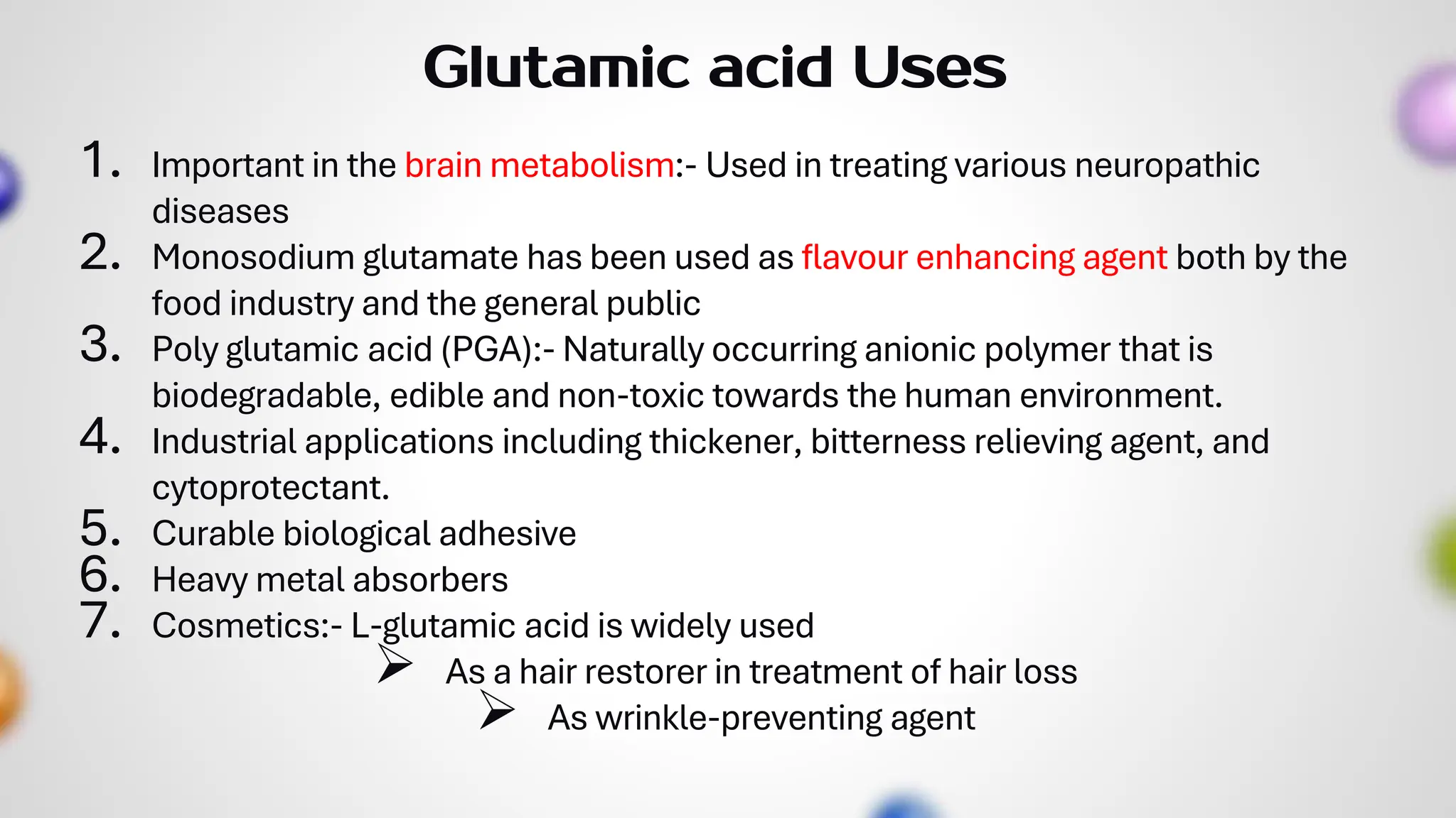 Production of Glutamic acid.pptx