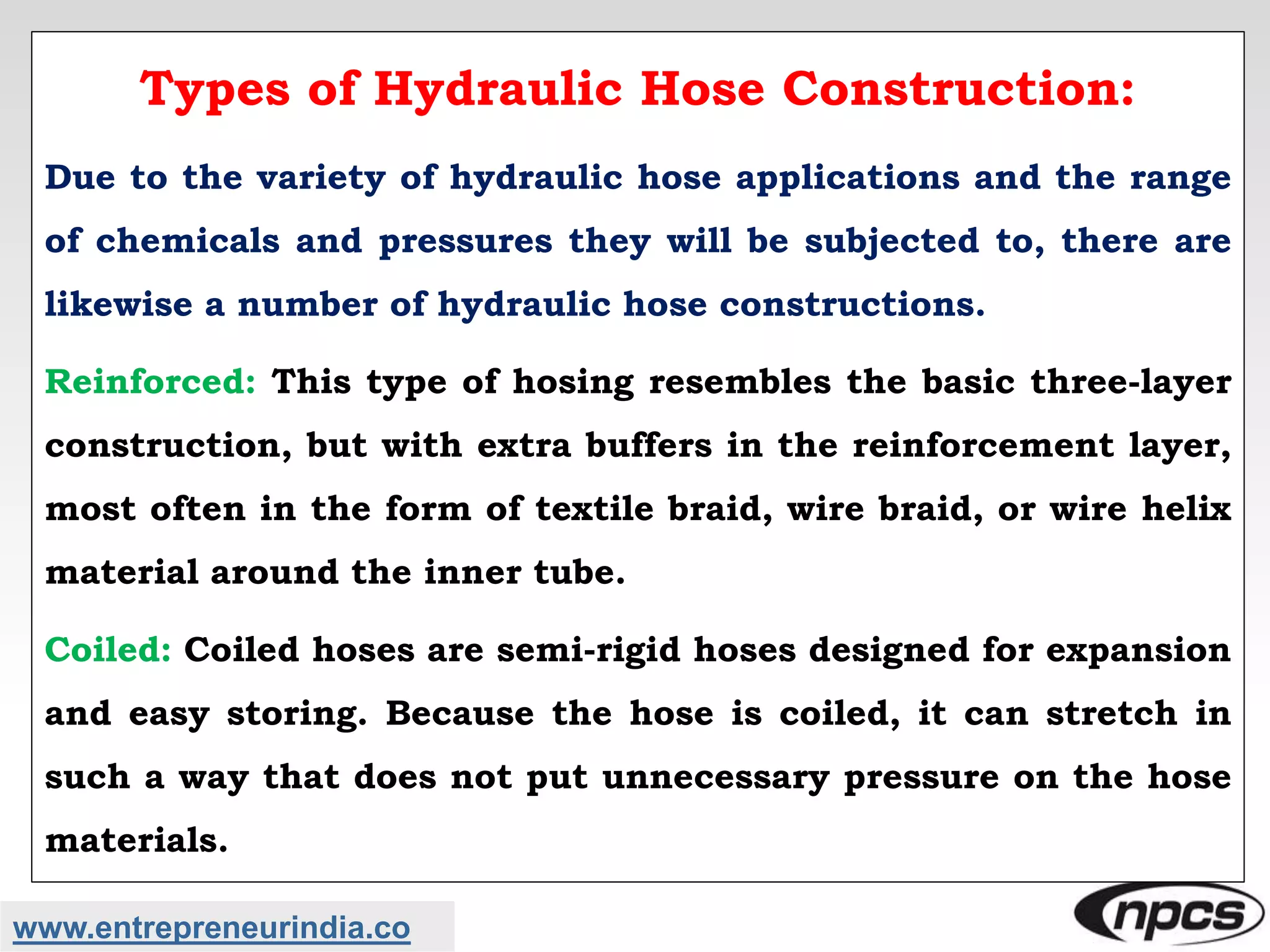 Production of Hydraulic Hose. Industrial and Hydraulic Hoses ...