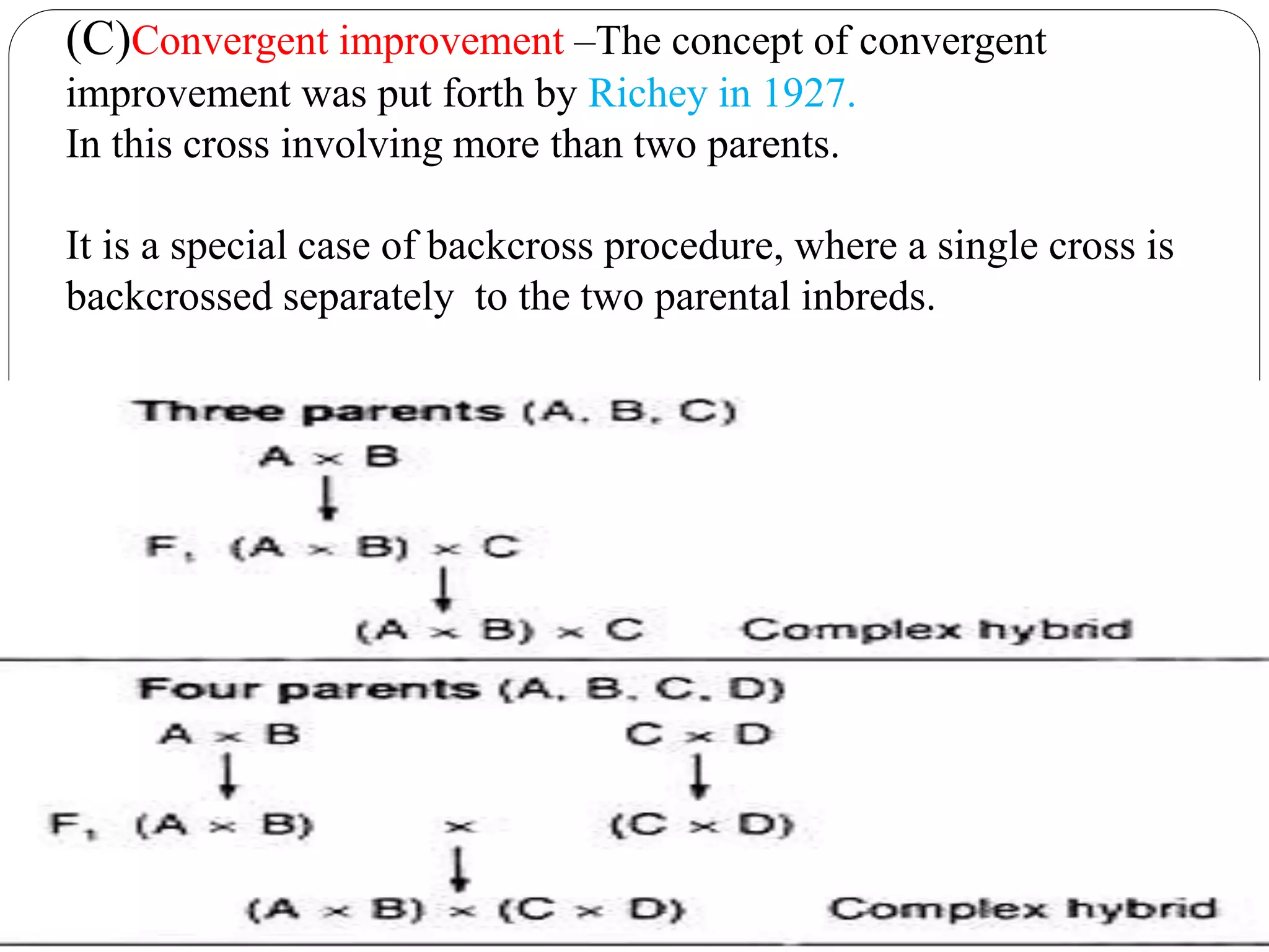 Production of inbred lines & hybrid variety | PPT