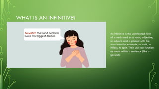 PRODUCTION OF INFINITIVES AND SPLIT INFINITIVES.pptx