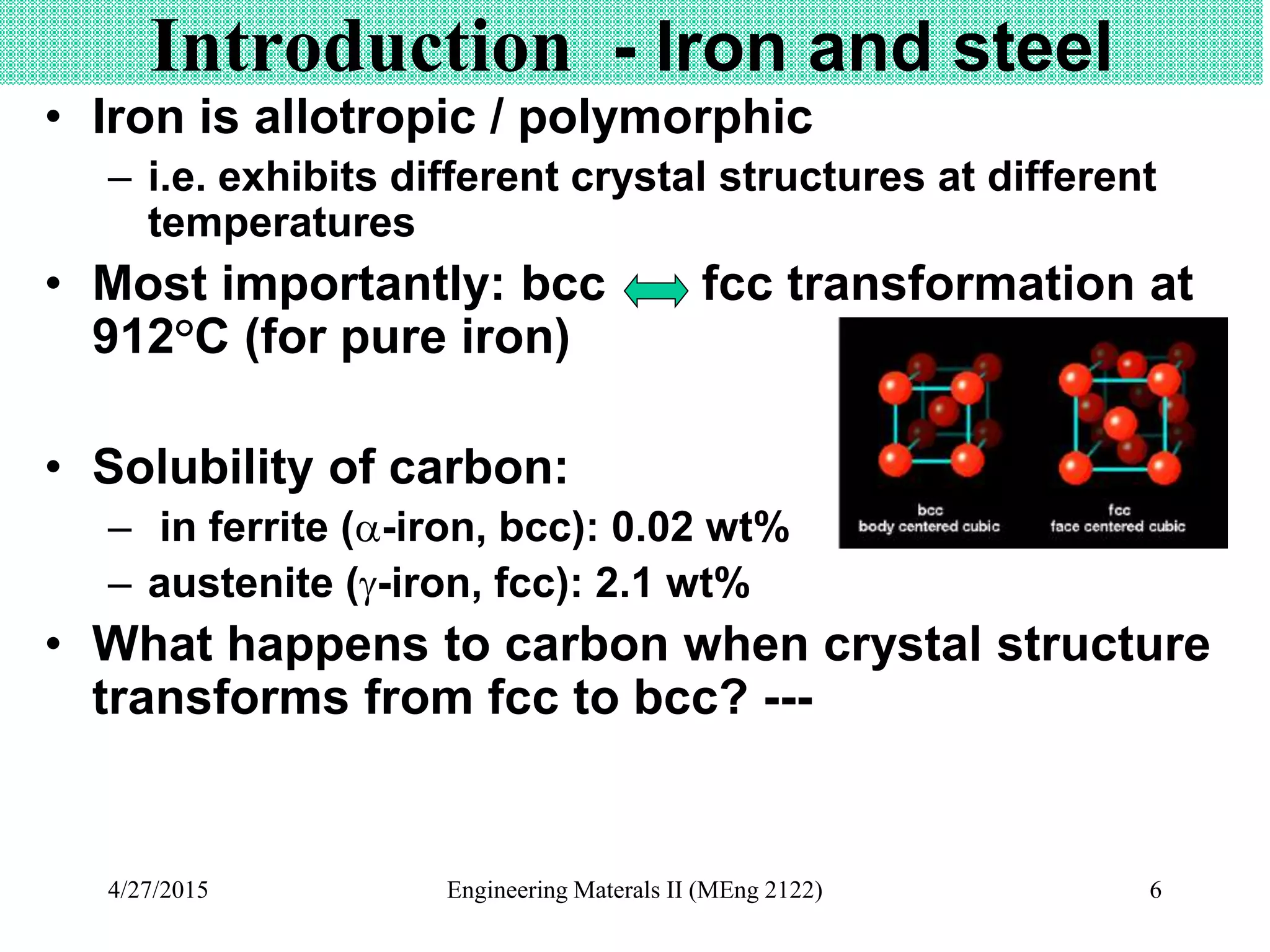 Production of iron and steel | PPTX