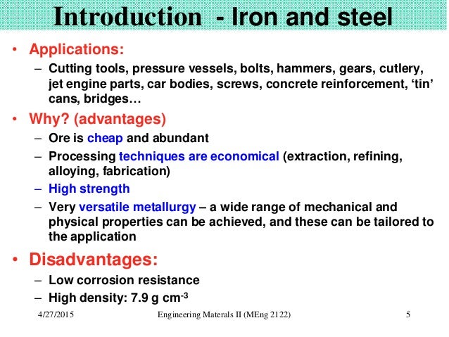 Production of iron and steel