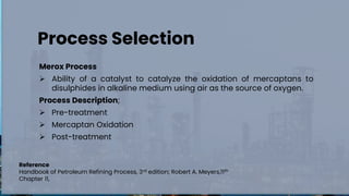 Production of jet fuel through merox process | PPTX