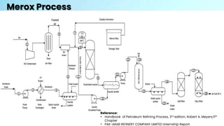 Production of jet fuel through merox process | PPTX