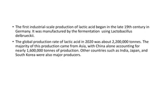 Production of lactic acid.pptx