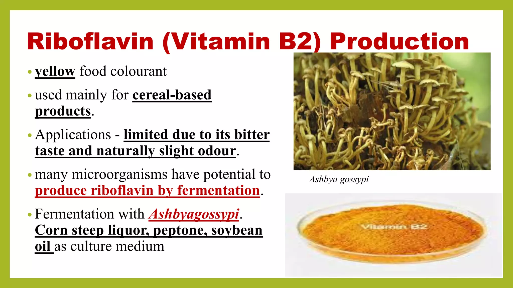 Production of microbial colors or pigments | PPTX