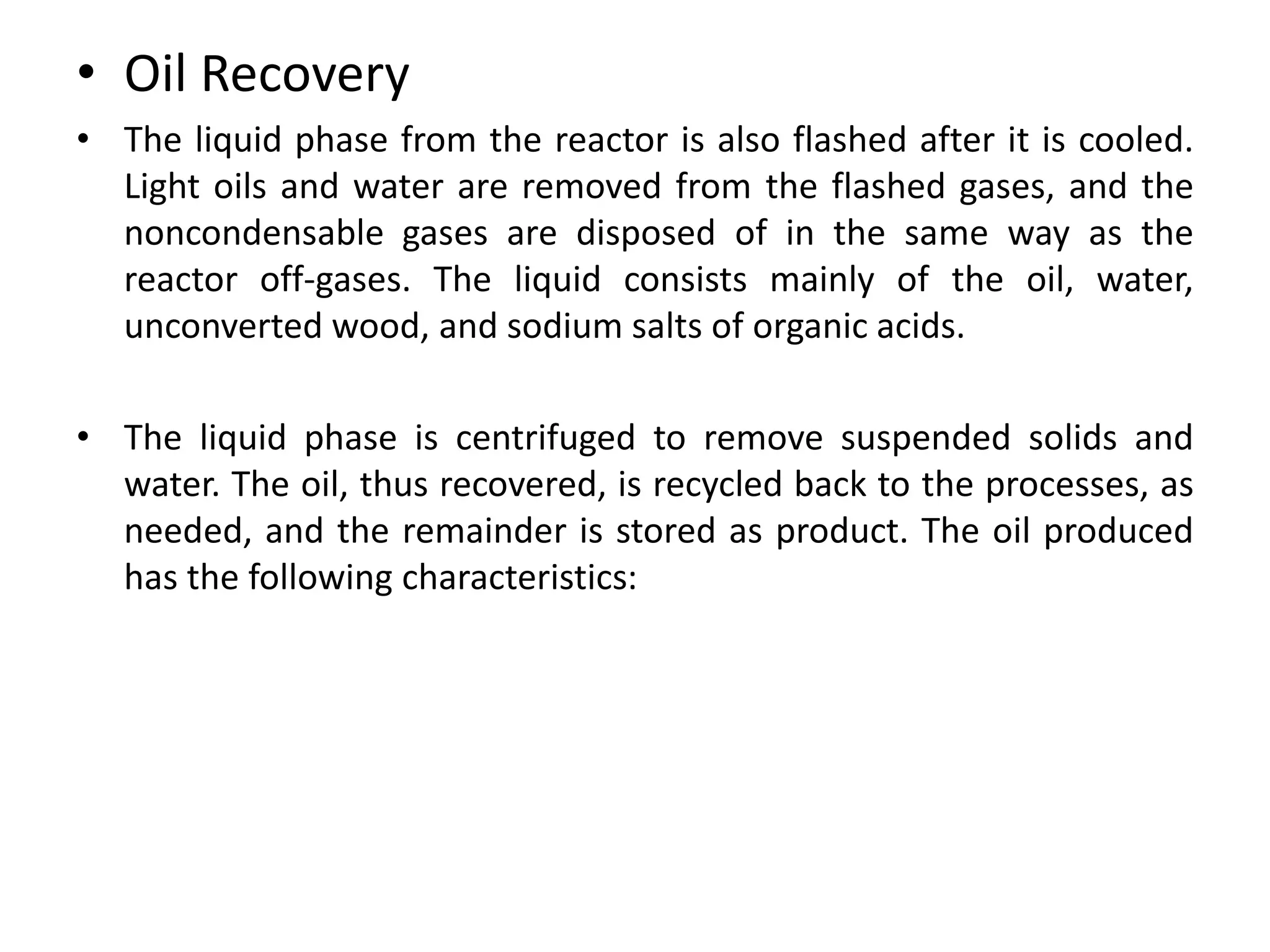 Production of oils and fuels from wood waste.ppt | Woodworking | Arts ...