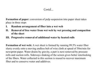 Production of paper | PPTX
