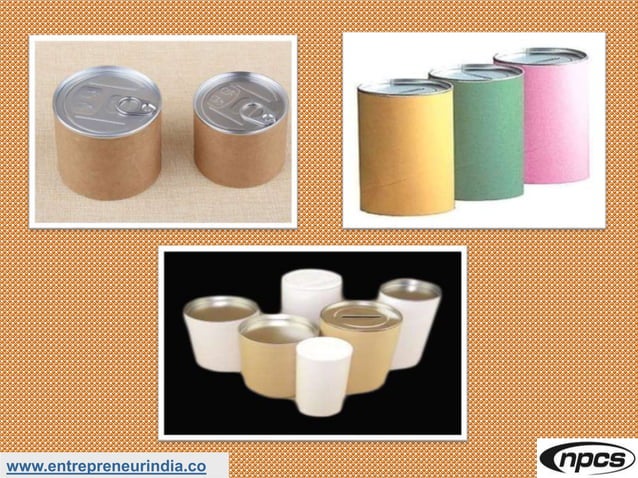Production of paper composite cans | PPTX
