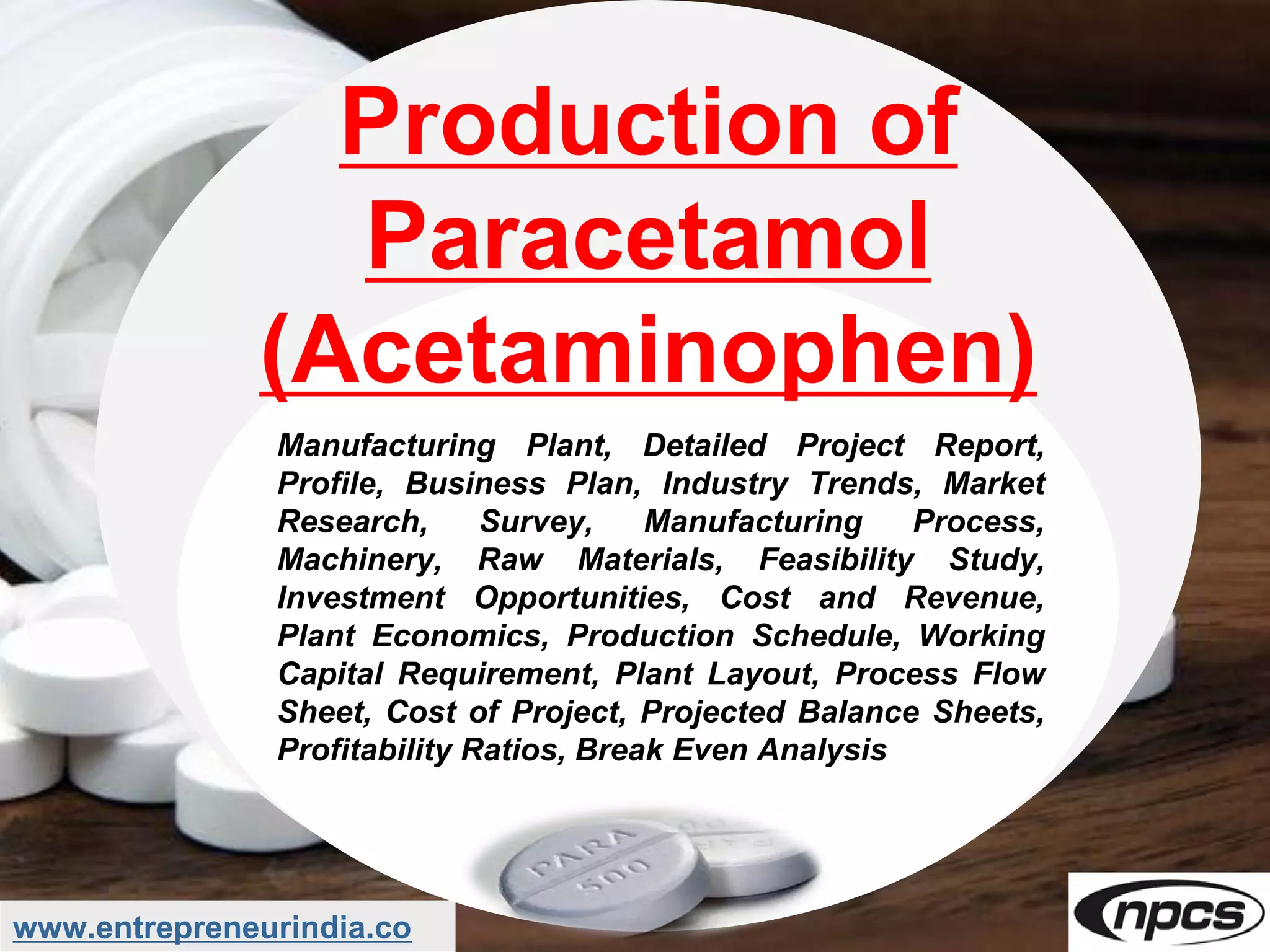 Production of Paracetamol (Acetaminophen) | PDF
