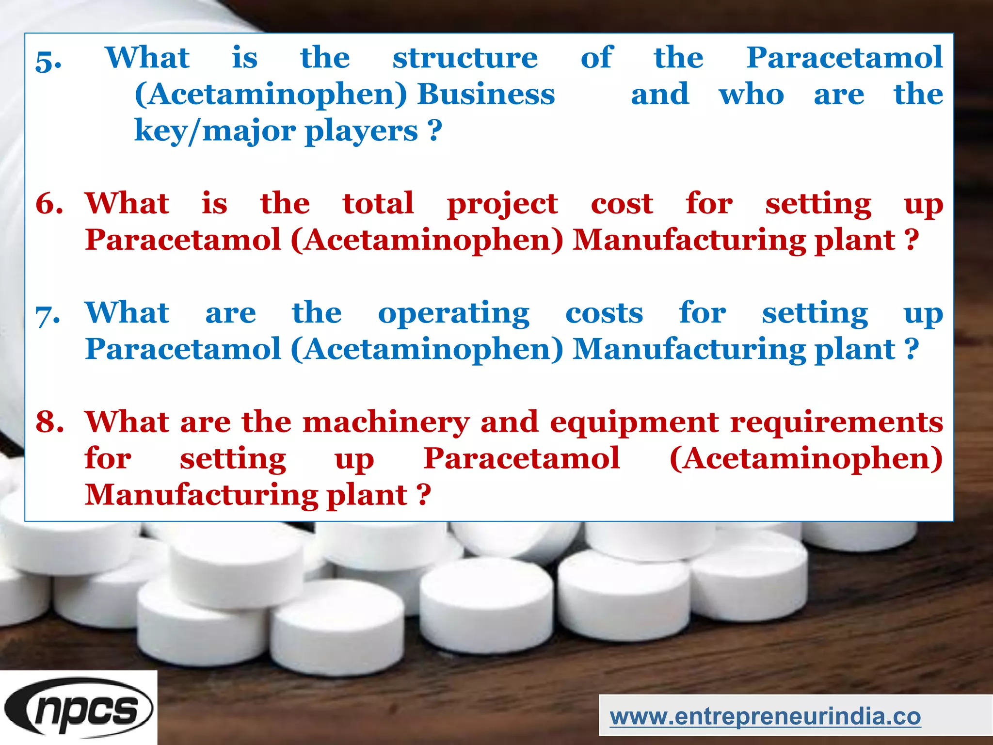 Production of Paracetamol (Acetaminophen) | PDF