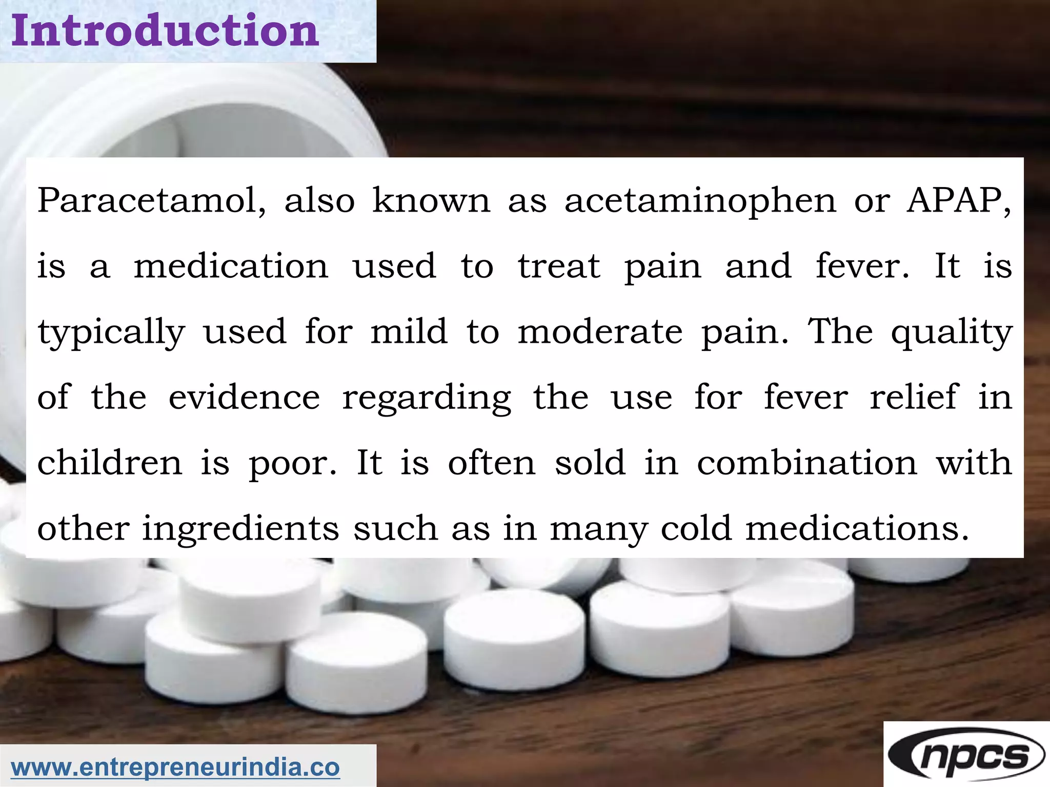 Production of Paracetamol (Acetaminophen) | PDF