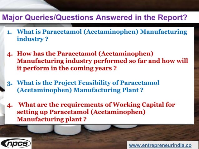 Production of Paracetamol (Acetaminophen) | PDF