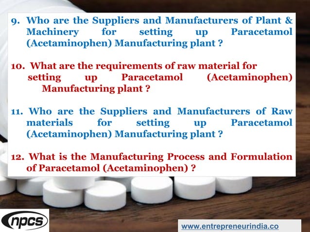 Production of Paracetamol (Acetaminophen) | PDF