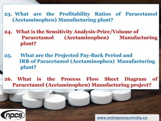 Production of Paracetamol (Acetaminophen) | PDF
