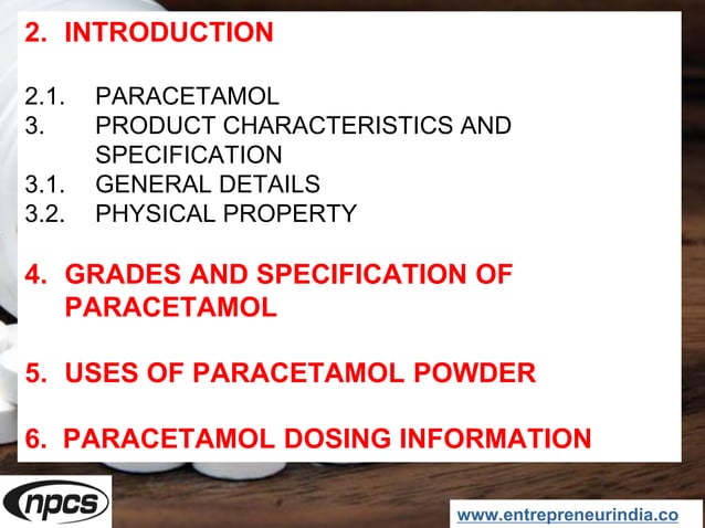 Production of Paracetamol (Acetaminophen) | PDF