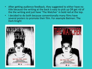 Production of poster | PPT