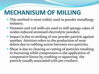 Production of powders | PPT