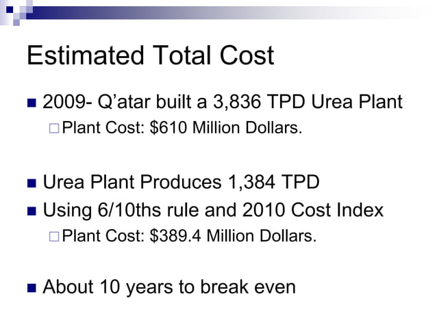 Production of Prilled Urea through Prilling Methode | PPT