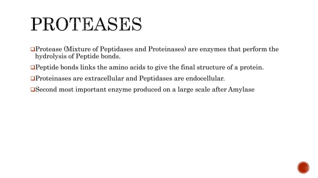 Production of protease and amylase | PPTX | Science