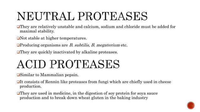 Production of protease and amylase | PPTX | Science