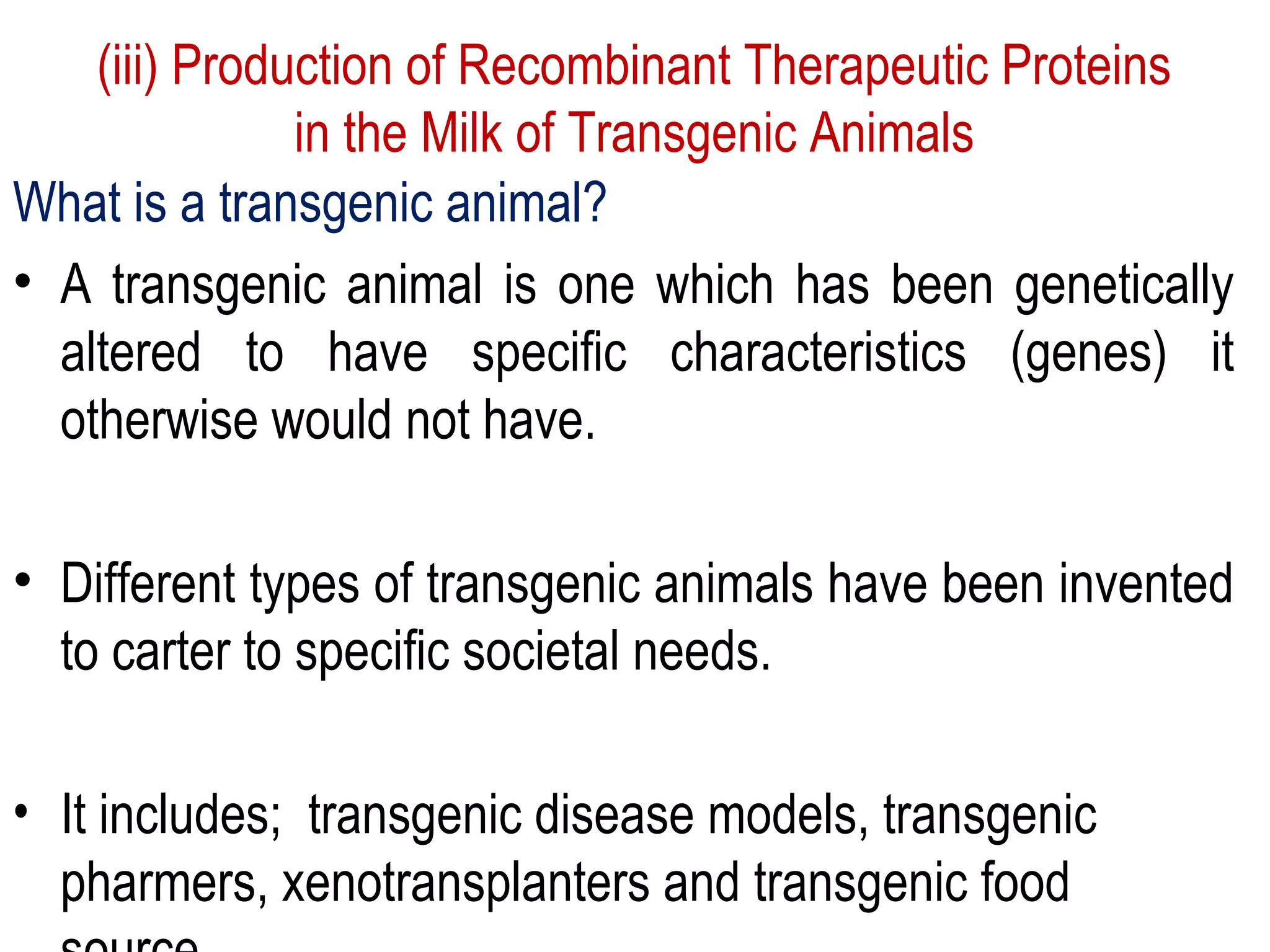 Production of recombinent proteins, faisal munir | PPT