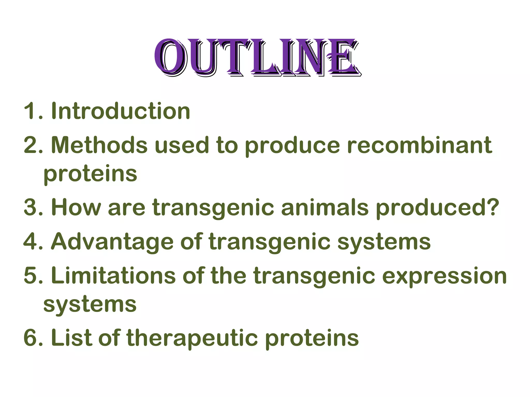 Production of recombinent proteins, faisal munir | PPT