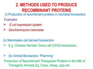 Production of recombinent proteins, faisal munir | PPT