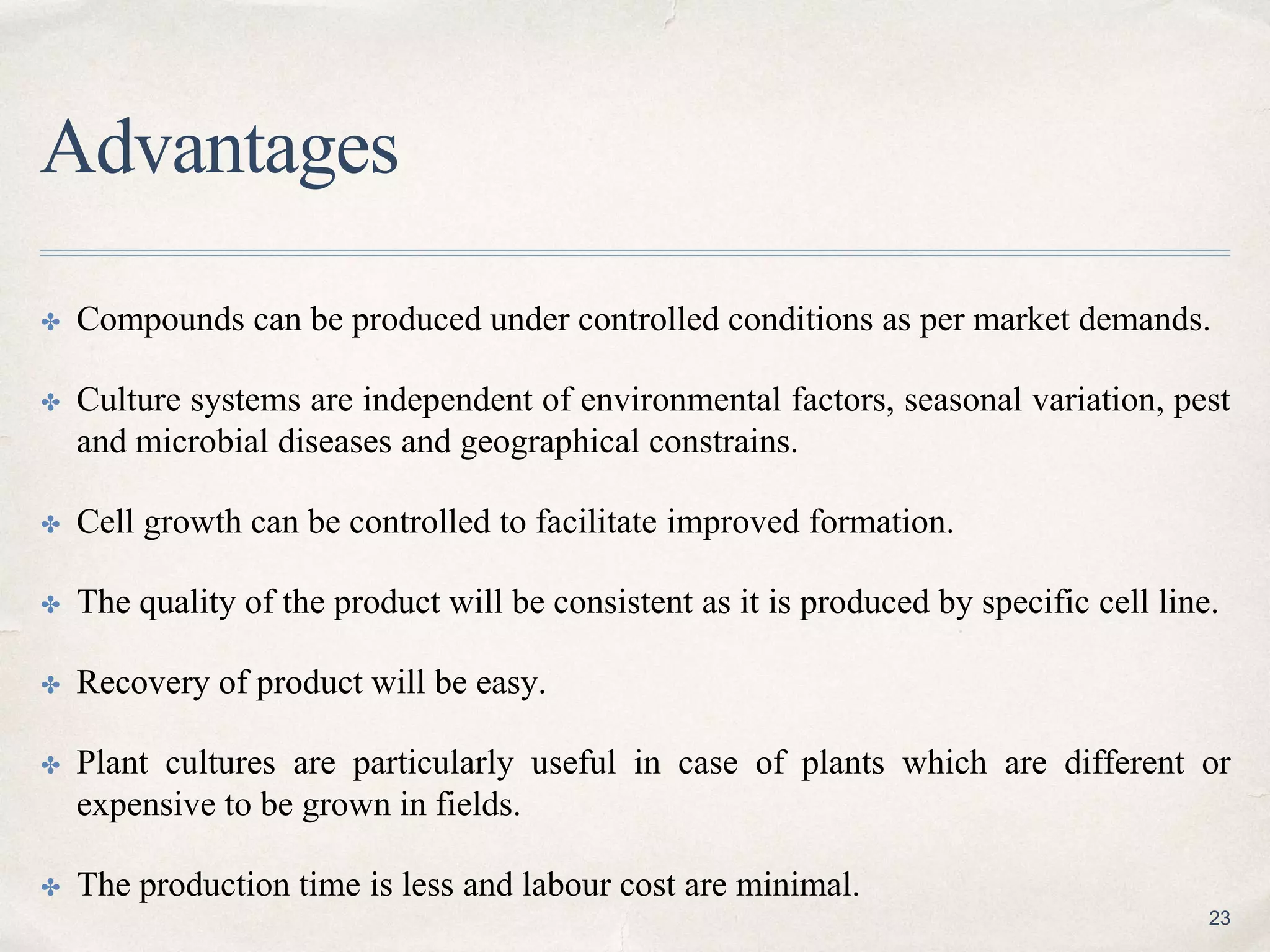 Production of secondary metabolite | PPTX
