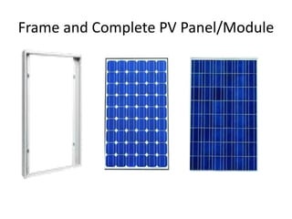 Production of solar modules | PPTX