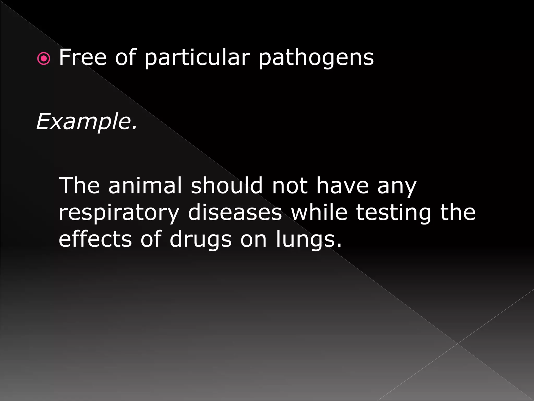 Production of Specific Pathogen Free and Gnotobiotic animals | PPTX