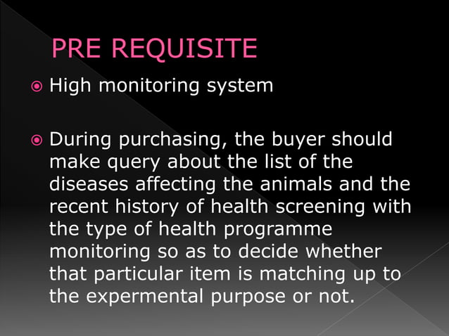 Production of Specific Pathogen Free and Gnotobiotic animals | PPTX