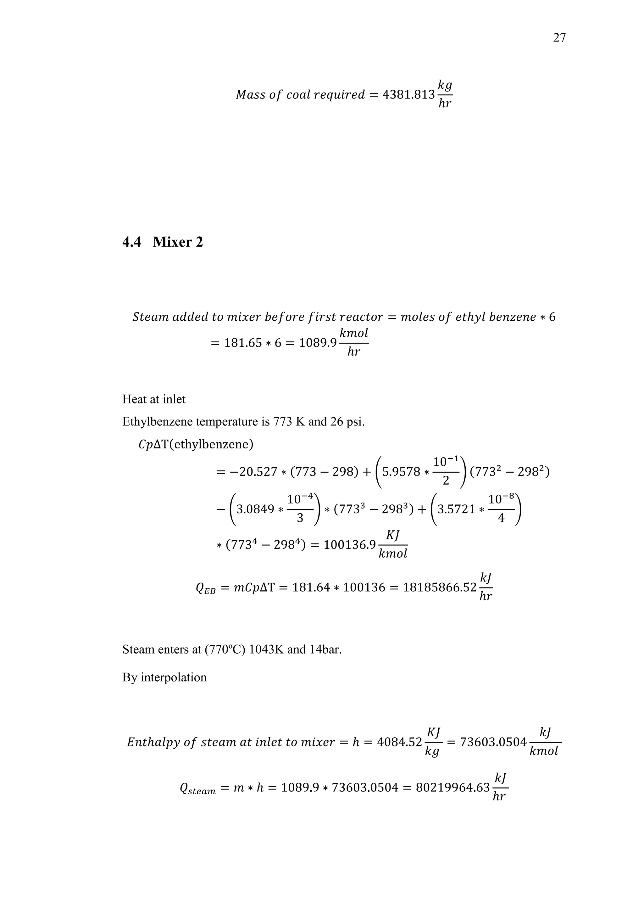 Production of styrene | PDF