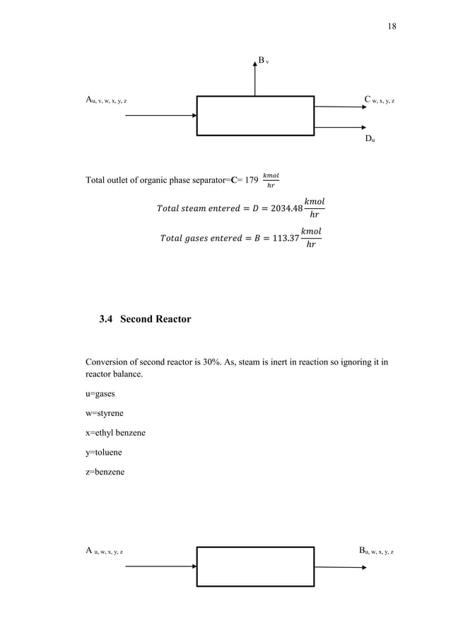 Production of styrene | PDF