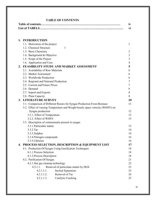 Production of Syngas from Biomass | PDF