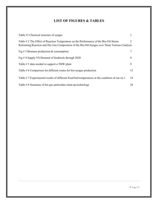 Production of Syngas from Biomass | PDF