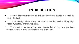 Production_of_tablets_ KALAIVANI.pptx PHBT | PPTX