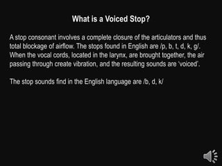 Final Voiced Stops | PPTX