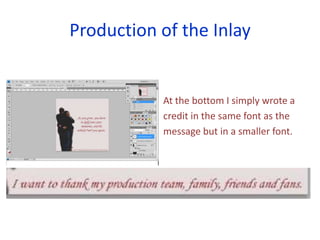 Production of the inlay 2 | PPT