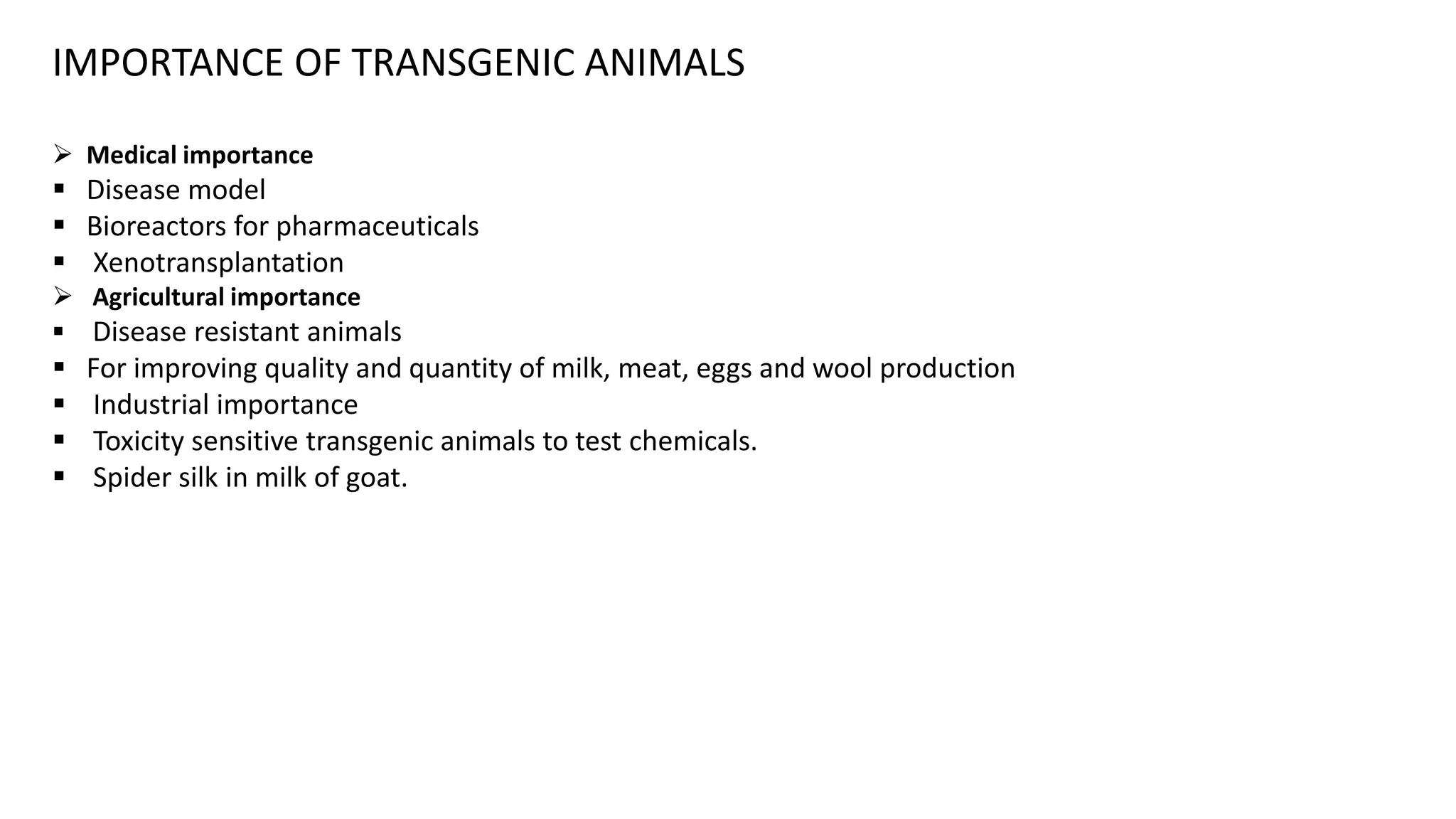 production of transgenic animals. pptx | PPTX
