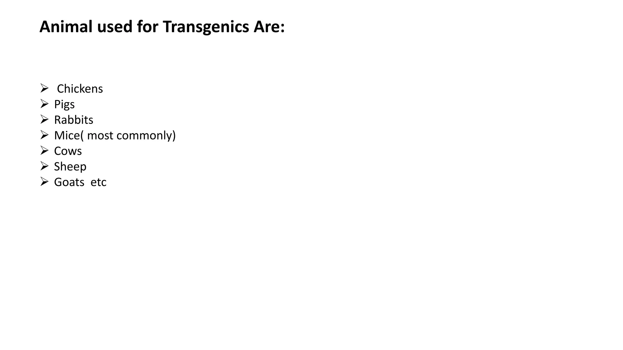 production of transgenic animals. pptx | PPTX