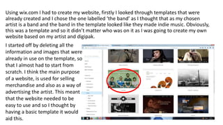 Production of Website | PPT