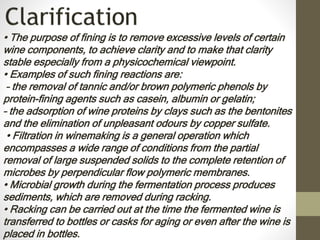 Production of WINE.pptx | Alcoholic Beverages | Food & Drink