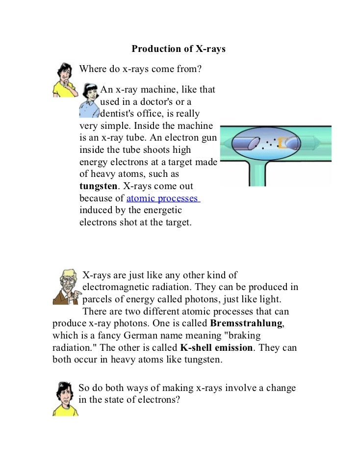 X Rays Production Animation