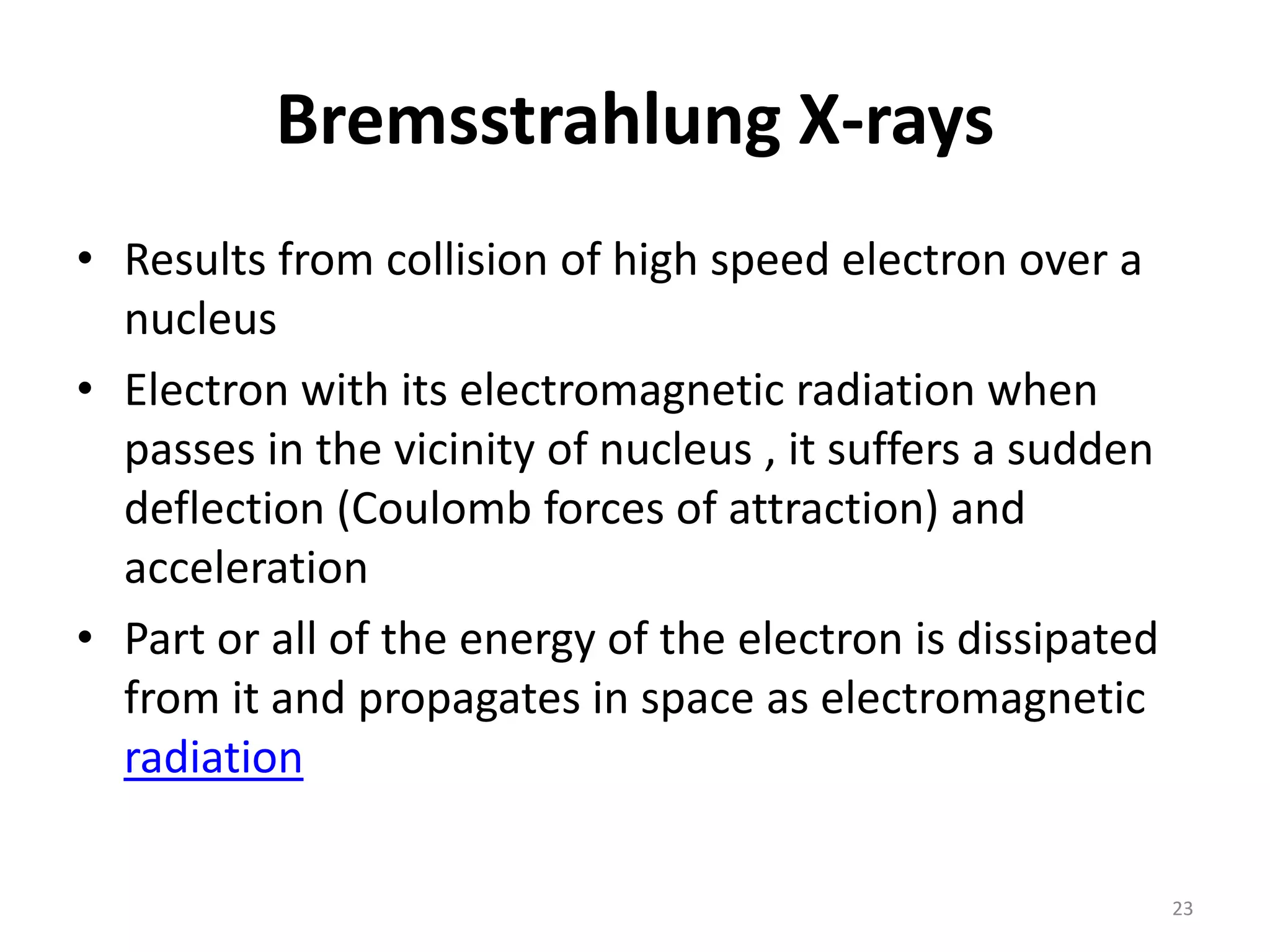 Production of x rays | PPTX