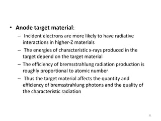 Production of x rays | PPTX
