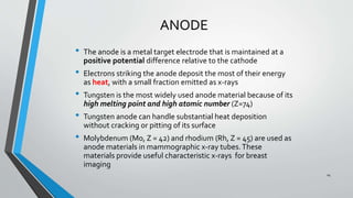 Production of x rays | PPTX