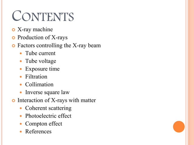 Production of x rays | PPTX