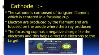 Production of x ray in dentistry - presentation | PPTX